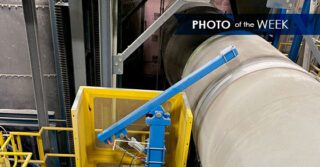 Photo of the Week: Pneumatic Hammer Knocker