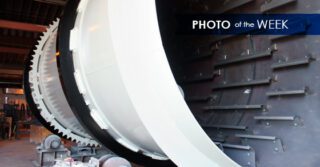 Photo of the Week: Rotary Cooler Under Construction